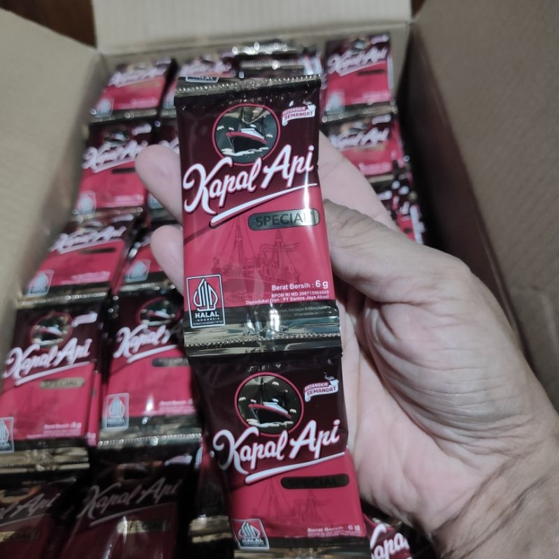Jual kapal api kopi mini special renceng 10x6gram | Shopee Indonesia