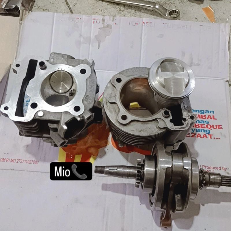 Jual promo paket mesin Mio 250cc cek youtube hrwd channel | Shopee ...