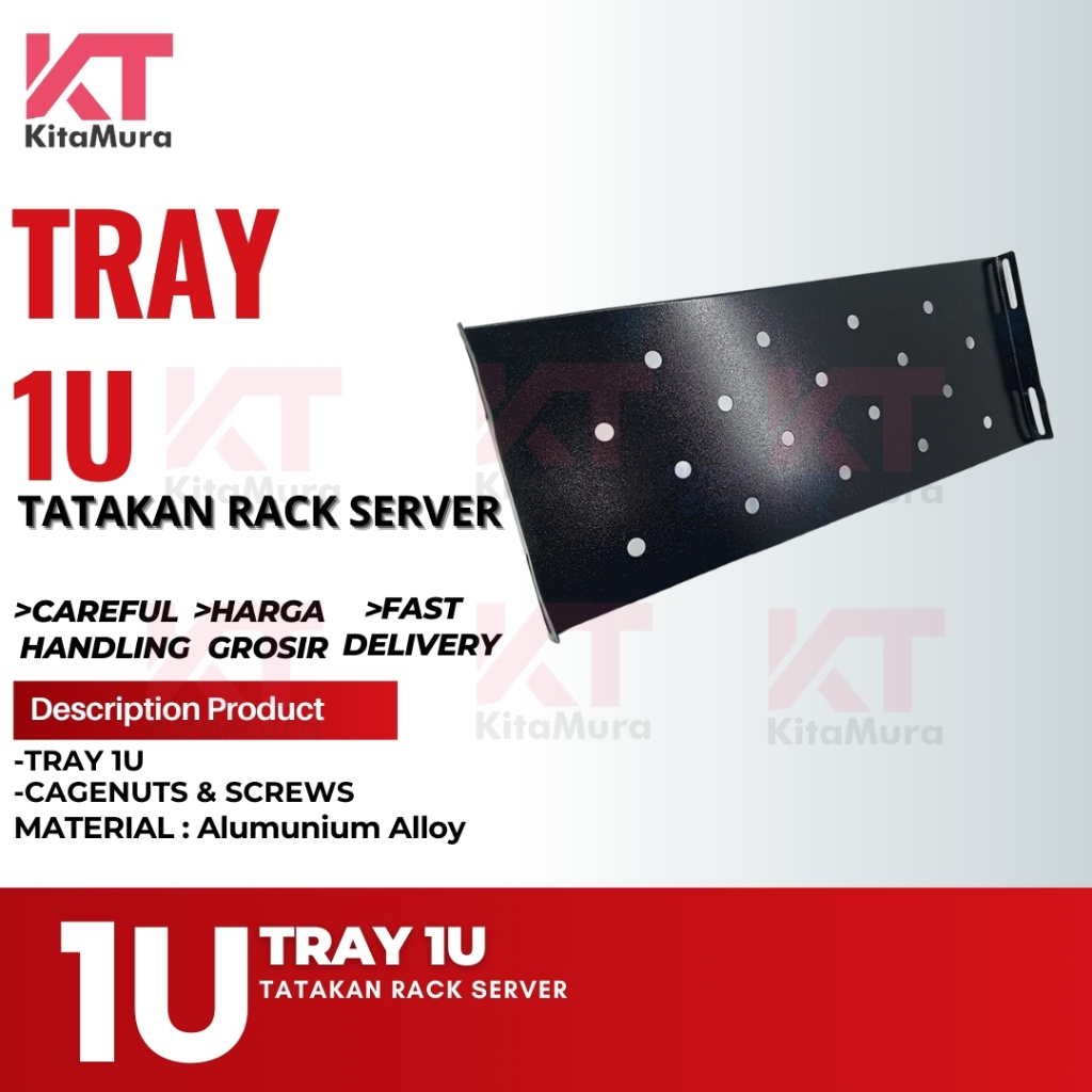Jual Tray Tatakan Rack Server 1U || Wallmount Rack Server Universal ...