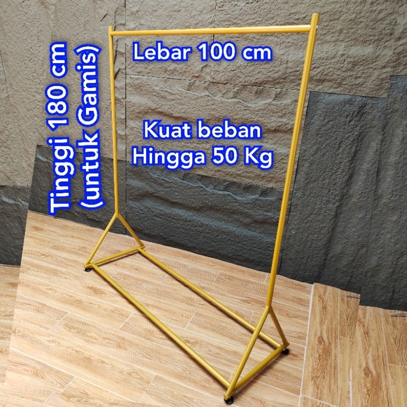 Jual Gantungan gawang Hanger baju besi Gamis dan atasan Gold premium ... Jual Gantungan gawang Hanger baju besi Gamis dan atasan Gold premium ...