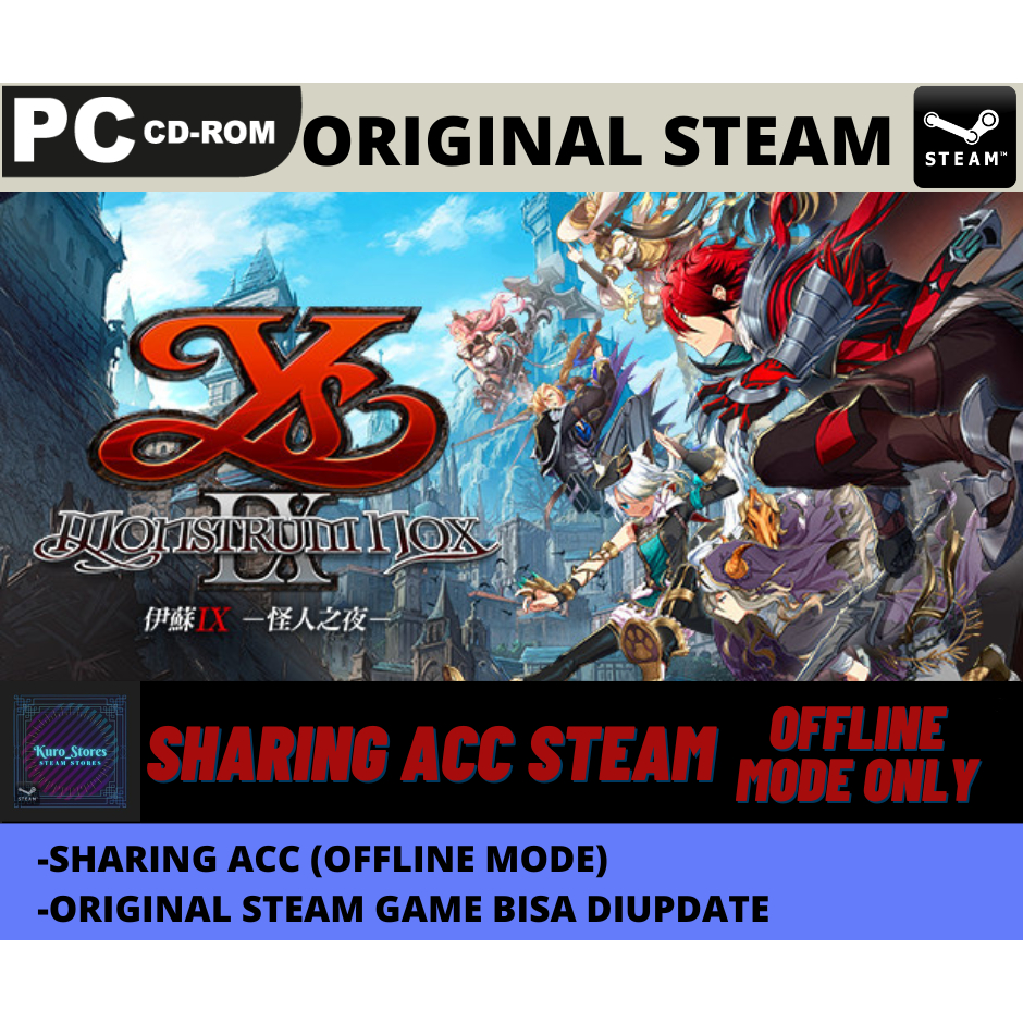 Jual Ys IX Monstrum Nox PC Game Sharing Steam Original | Shopee Indonesia