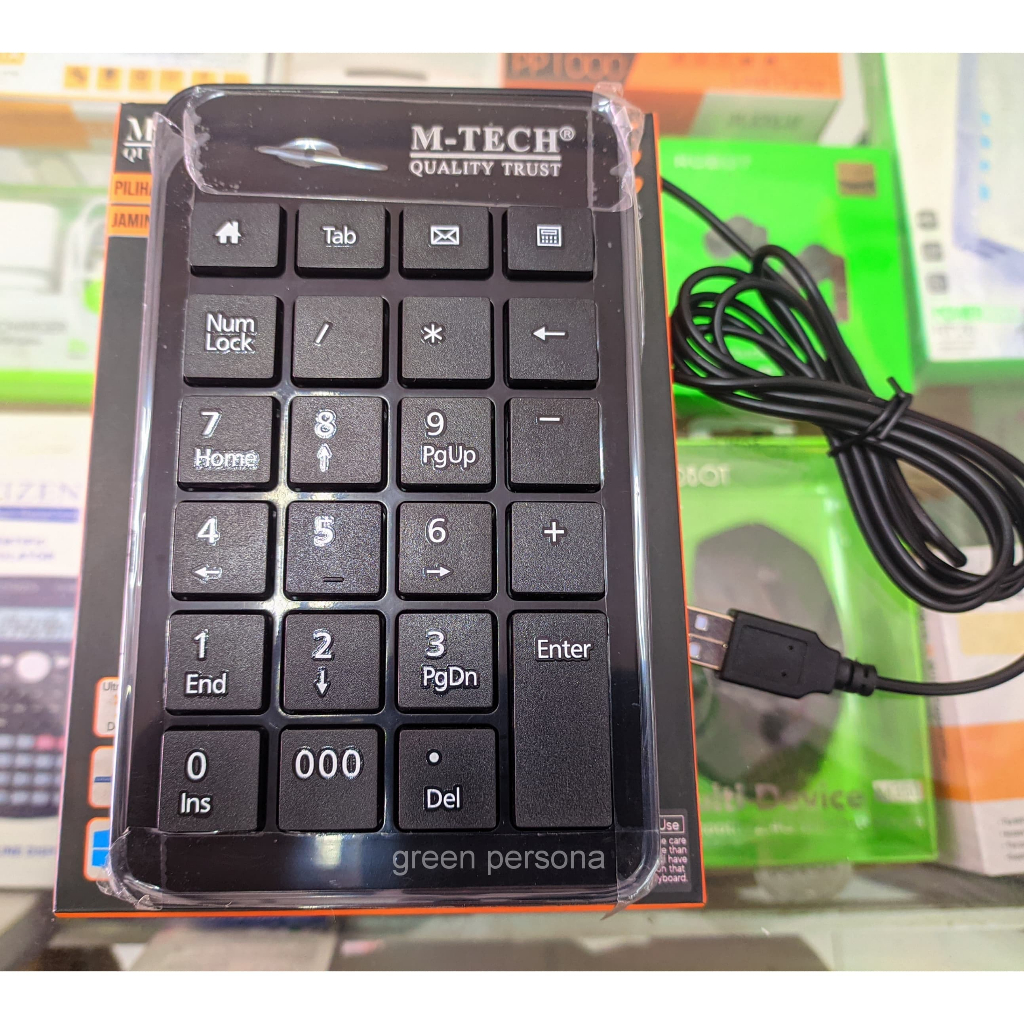 Jual Keyboard Numeric KeyPad M-Tech USB Keyboard Angka | Shopee Indonesia