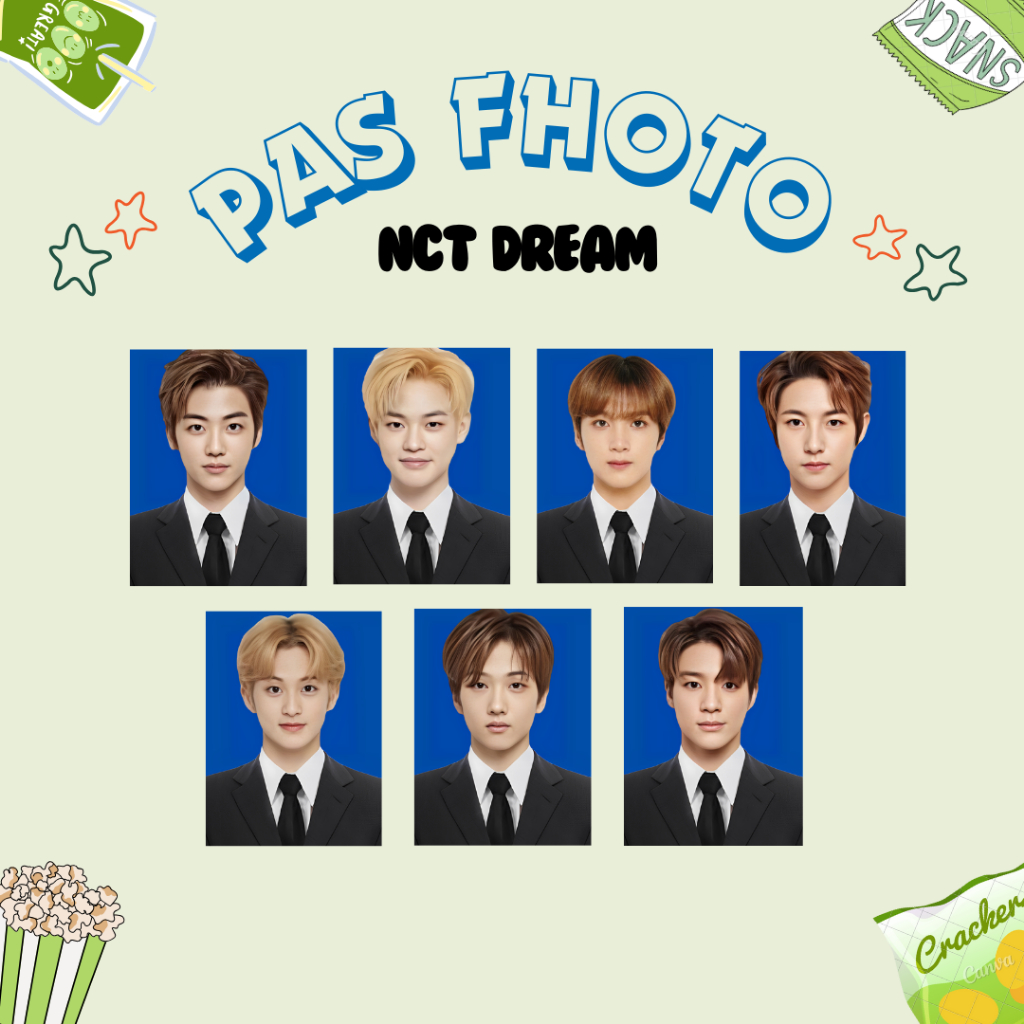 Jual PAS FOTO NCT DREAM 3x4 (Harga 4PCS) ID PHOTO KPOP IDOL (PO BACA DESKRIPSI) | Shopee Indonesia
