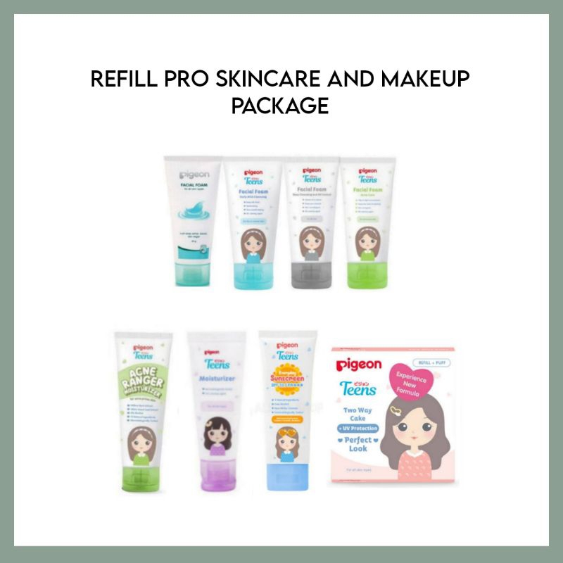 Jual *Luceatstore* FREE BUBBLE WRAP Pigeon Teens Refill Pro Skincare ...