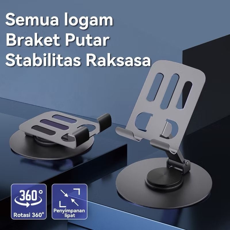 Jual (ZM-0113H) Desktop Stand flull metal holder / Phone Holder Stand ...