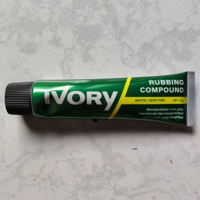 Jual Rubbing Compound / Kompon Putih Ivory Tube 60 gr | Shopee Indonesia