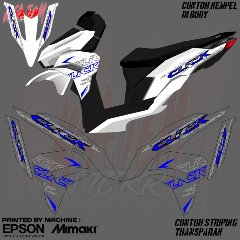 Jual STRIPING TRANSPARAN VARIO 125 NEW GEN 2 2023 VARIO 125 V3 CLICK 125 | Shopee Indonesia