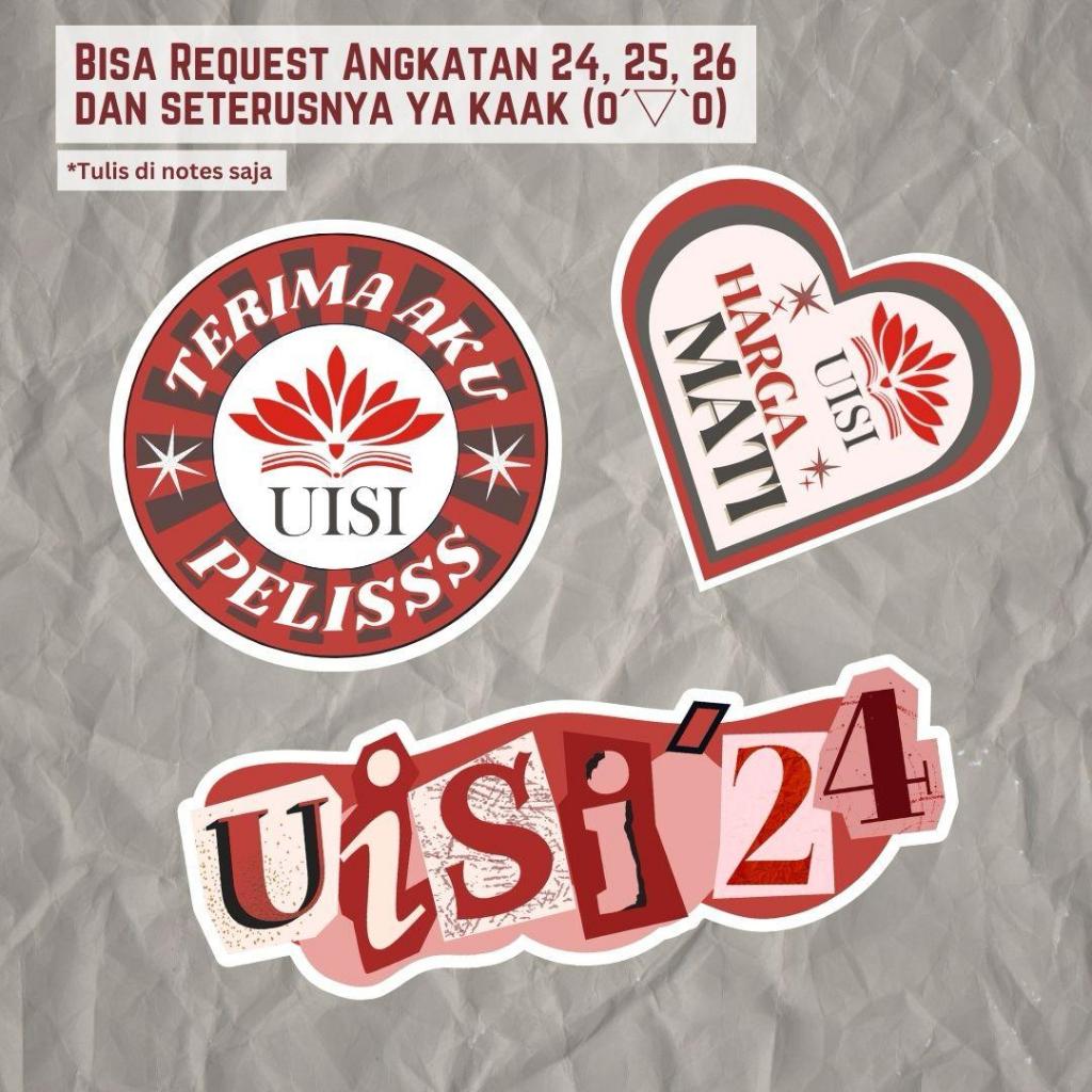 Jual STIKER CAMABA UISI - UNIVERSITAS KAMPUS STICKER LAPTOP IPAD BUKU ...