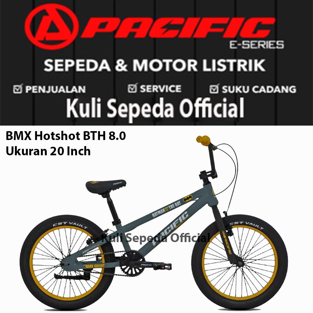 Jual Sepeda BMX 20 Pacific HOTSHOT BATMAN BTH 8.0 | Shopee Indonesia