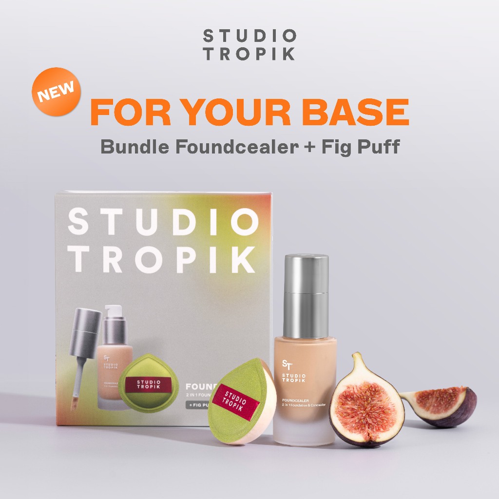 Jual Studio Tropik [2 PCS] For Your Base Bundle Foundcealer + Fig Puff ...