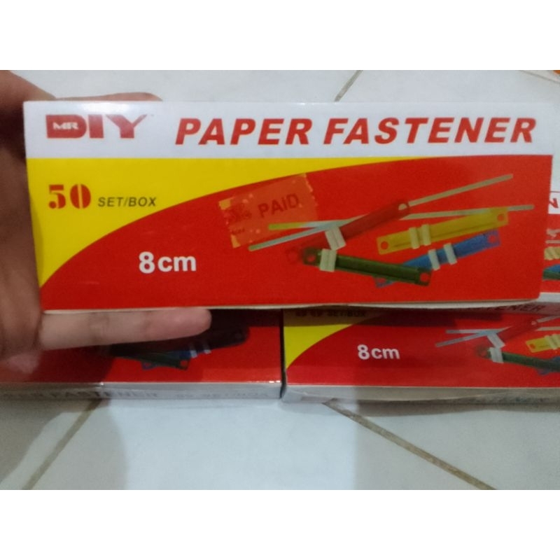 Jual MR.DIY PAPER FASTENER 8CM ISI 50PCS | Shopee Indonesia