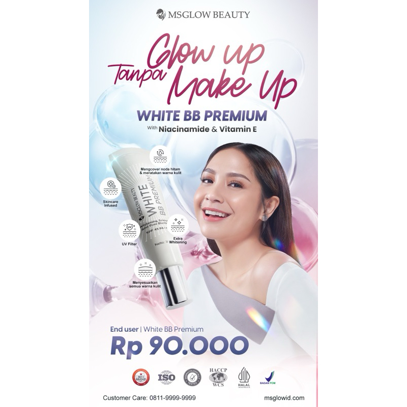 Jual WHITE BB PREMIUM MSGLOW 100% original | Shopee Indonesia