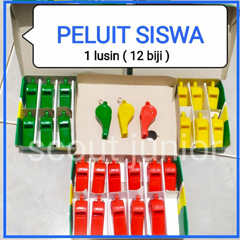 Jual PELUIT PLUIT WASIT | OLAHRAGA | PLUIT SERBAGUNA SISWA 12 BIJI ( 1 ...