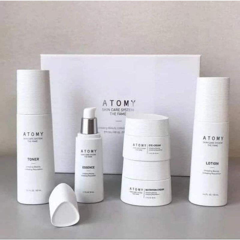Jual ATOMY PAKET SKINCARE SET THE FAME 1 BOX ISI 5 ITEM PERAWATAN WAJAH ...