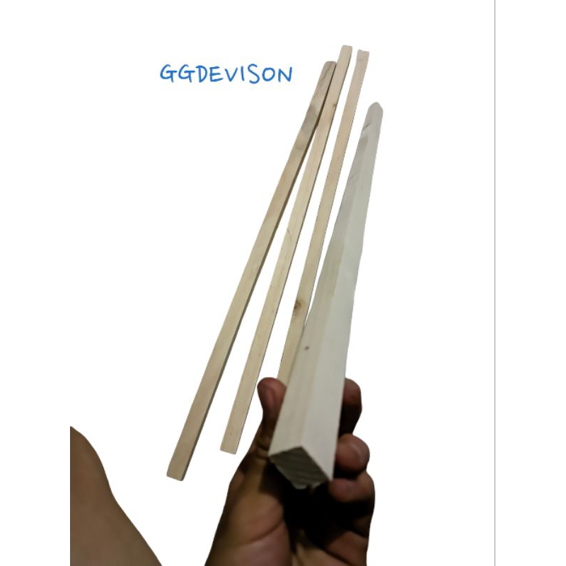 Jual Kayu reng list stik jati belanda.per ikat isi 10 batang kayu ...