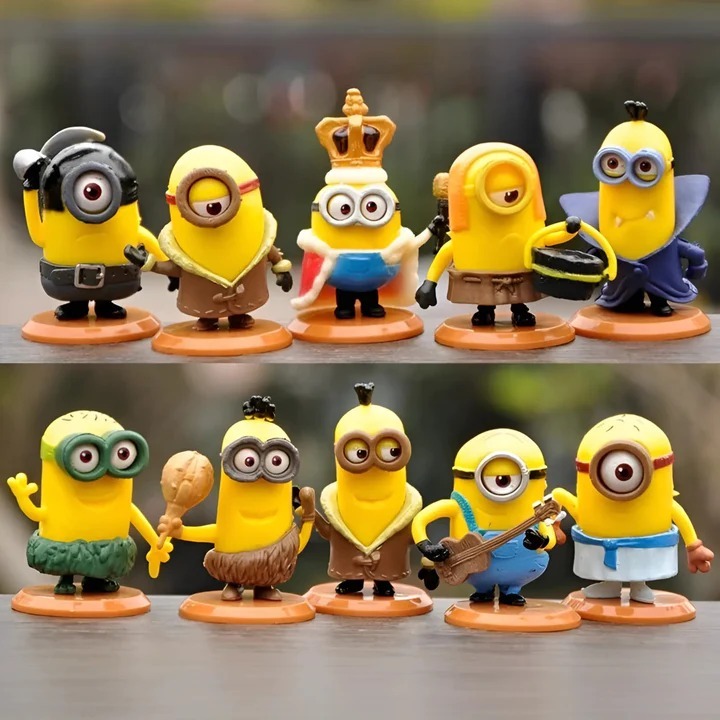 Jual DESPICABLE ME isi 10 pcs - Action Figure Miniatur Topper Kue ...