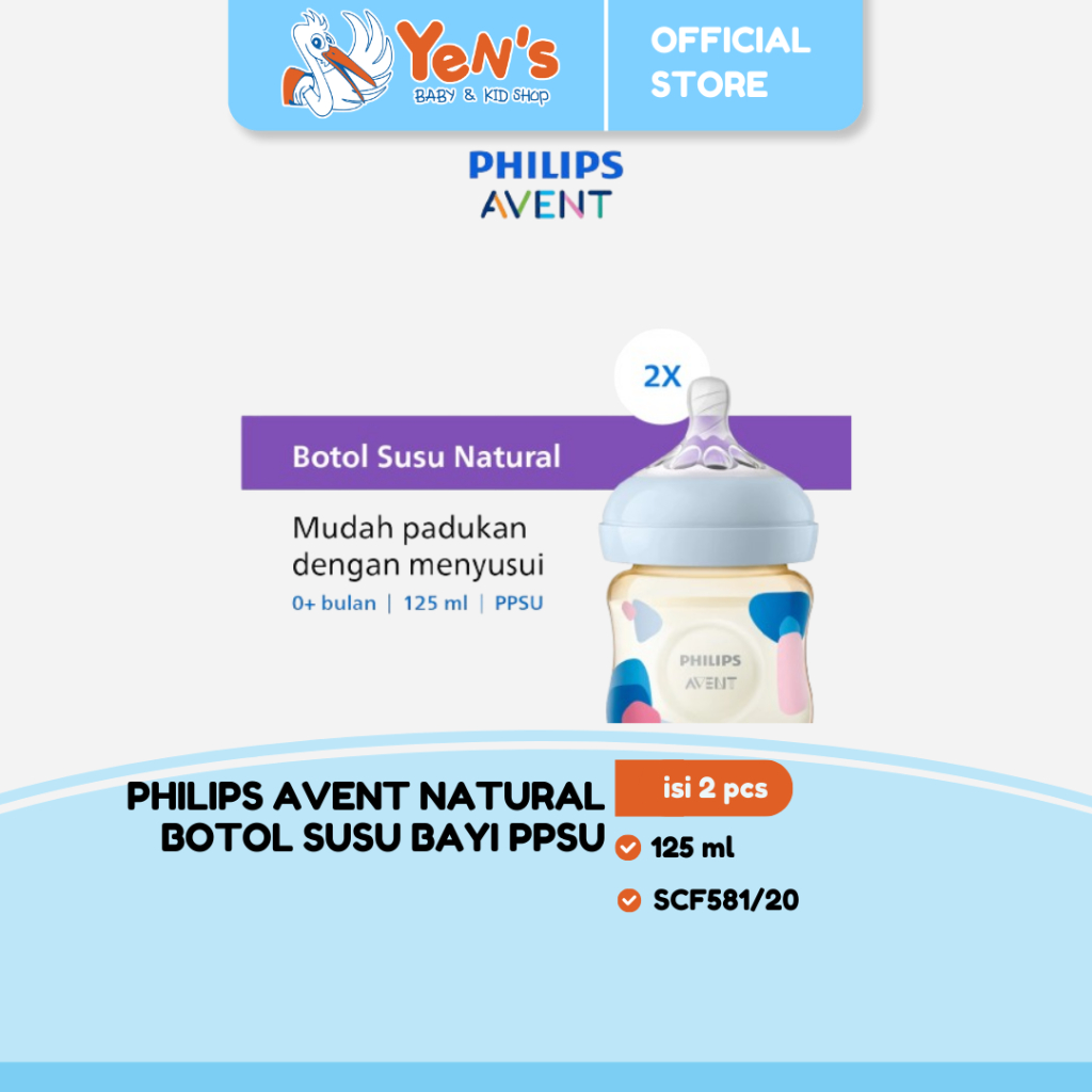 Jual Philips Avent Natural Botol Susu Bayi PPSU Twin 125 mL SCF581/20 ...