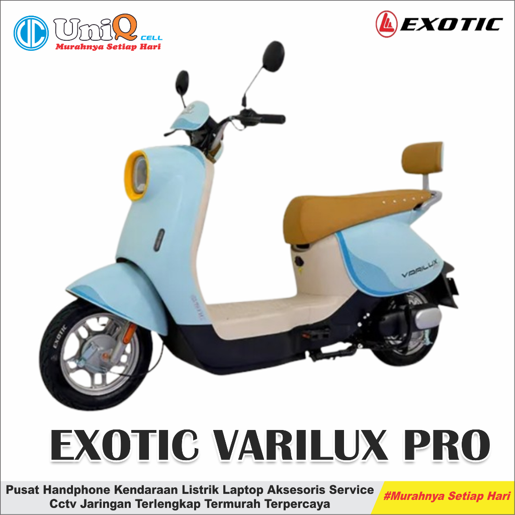 Jual SEPEDA LISTRIK EXOTIC VARILUX PRO BERKUALITAS DAN TERJAMIN ...