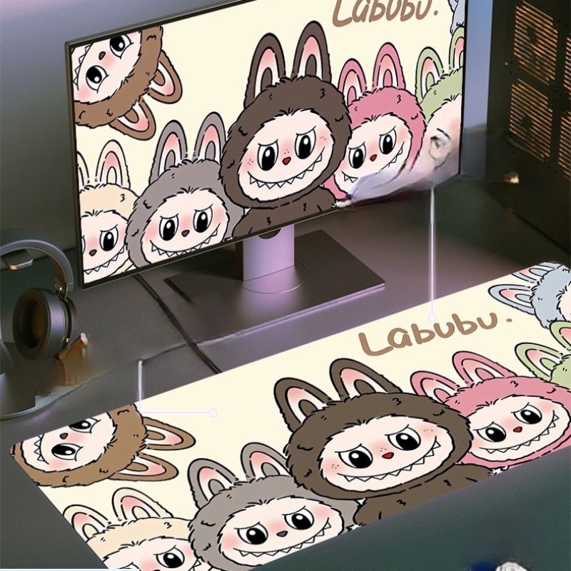 Jual LABUBU Mousepad Jumbo Kado Viral Tatakan Komputer MOuse Pad ...