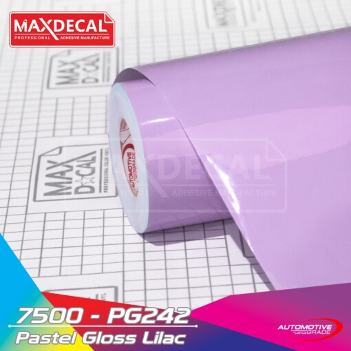 Jual Sticker Skotlet Vinyl Maxdecal 7500-PG242/Pastel Lilac Glossy 45CM X 15M (Roll) | Shopee ...