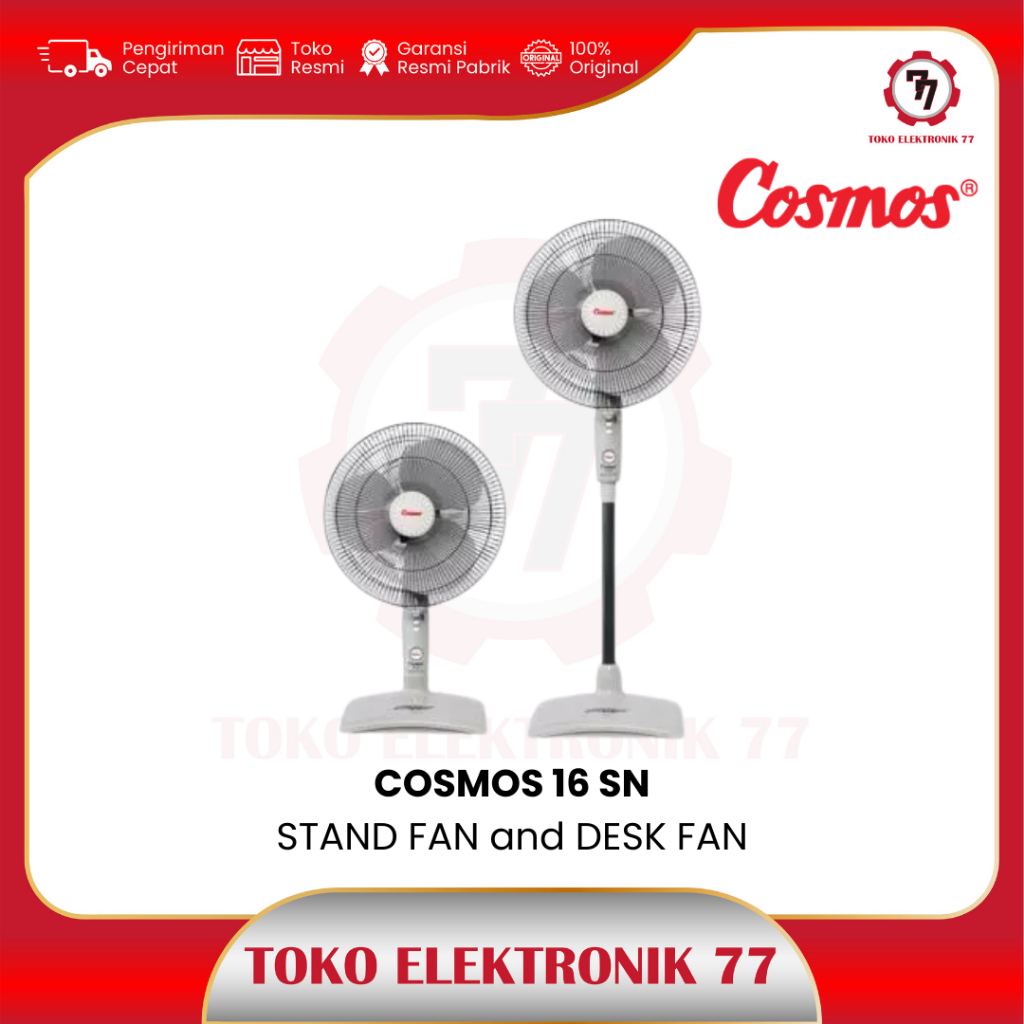 Jual Cosmos 16-SN Kipas Angin Meja dan Berdiri 2in1 16" | Shopee Indonesia