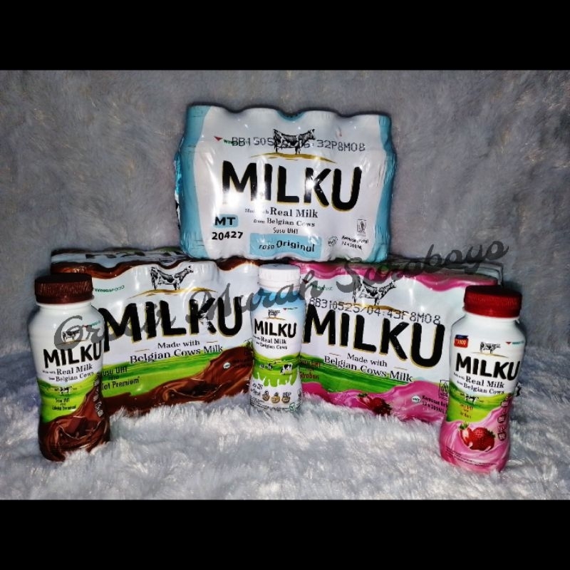 Jual Susu MILKU 200ml x 12 botol INSTAN SURABAYA | Shopee Indonesia