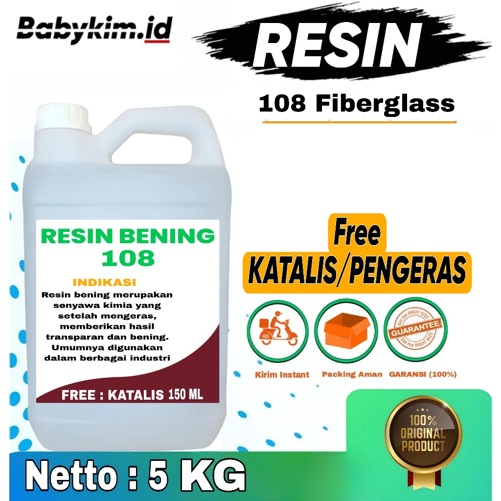 Jual RESIN BENING 5 KG FREE KATALIS | Shopee Indonesia