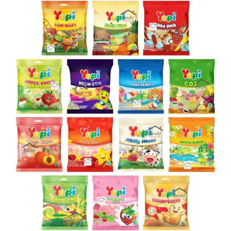 Jual yupi permen 6g 10pcs - yupi 6g - yupi permen | Shopee Indonesia