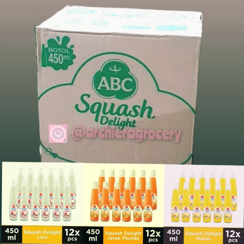 Jual SIRUP ABC SQUASH 450ML 1DUS 12BOTOL | Shopee Indonesia