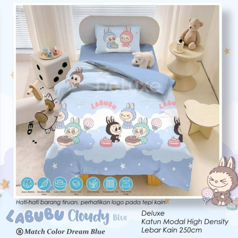 Jual Sprei Set Katun Lokal | KATUN CVC Motif LABUBU COSTUM | Shopee ...