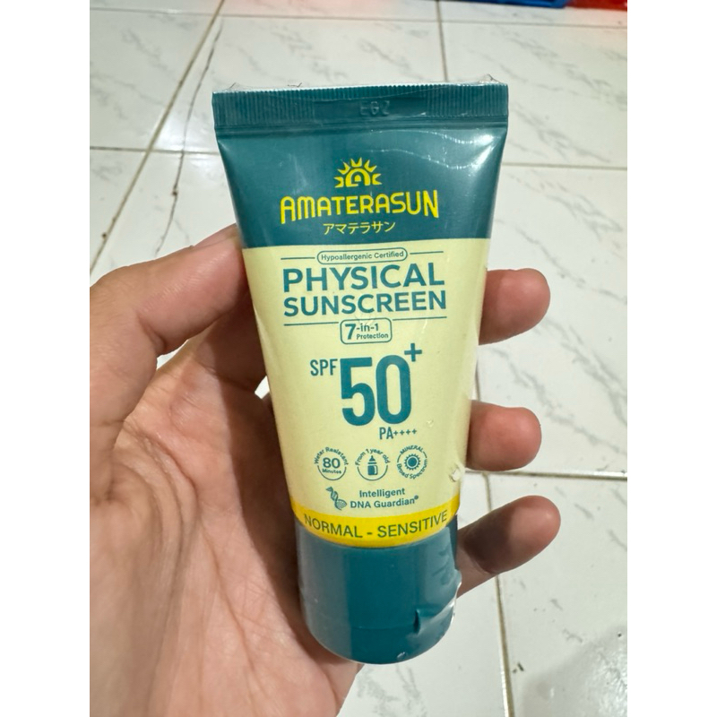 Jual AMATERASUN Physical Sunscreen SPF 50+ PA++++ 30gr | Shopee Indonesia