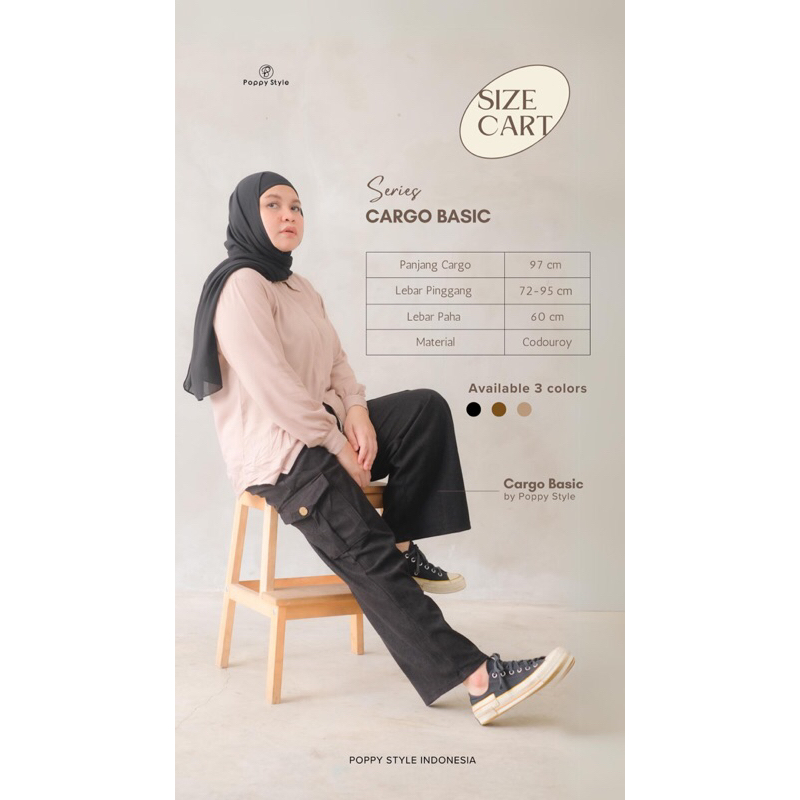 Jual Cargo Pants Curduroy By Poppy Style Indonesia | Shopee Indonesia