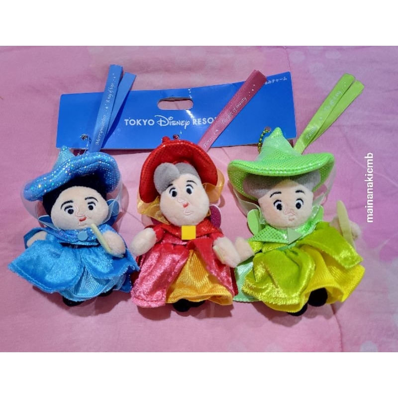 Jual Boneka Disney Sleeping Beauty Princess Aurora's fairy godmothers ...
