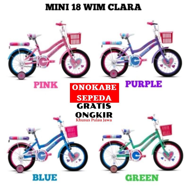 Jual SEPEDA MINI 18 WIMCYCLE CLARA | Shopee Indonesia