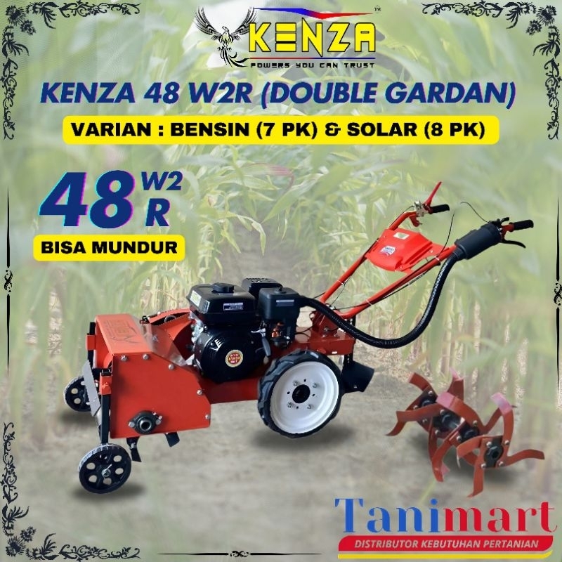 Jual KENZA 48 W2 R (Bisa Mundur) / Mesin Dangir Kenza 48W2 R/ Cultivator Kenza 48 W2R /Kenza ...