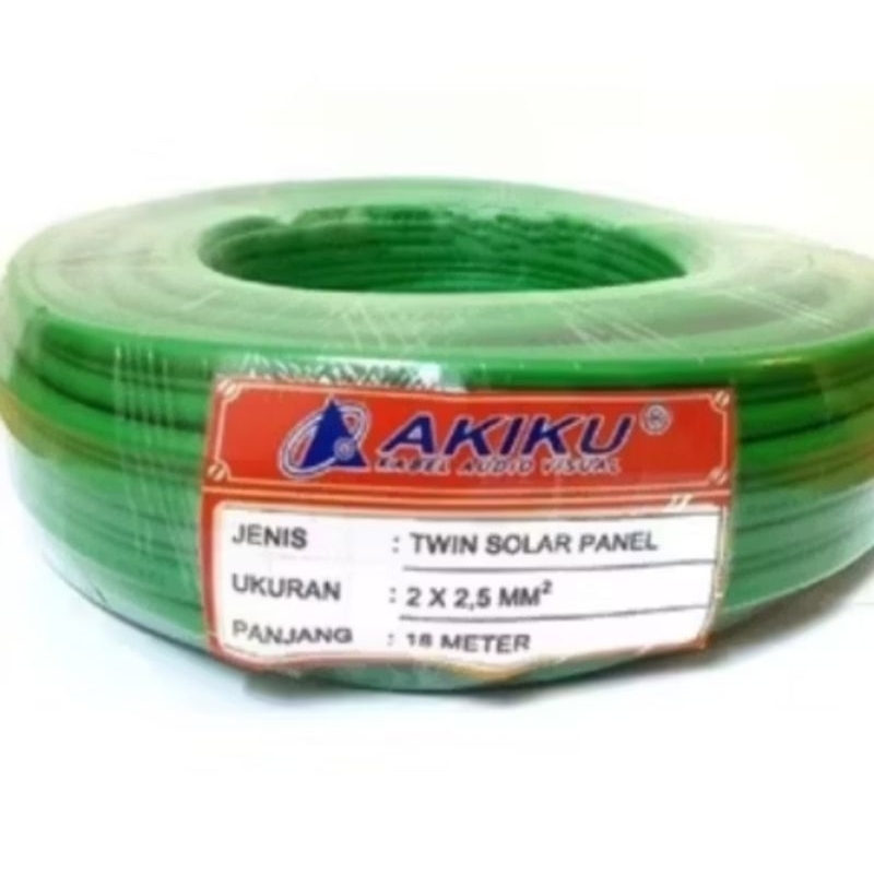 Jual Kabel Solar Cell Panel Surya 2X2,5 2X1,5 18Meter VISERO HD AKIKU ...