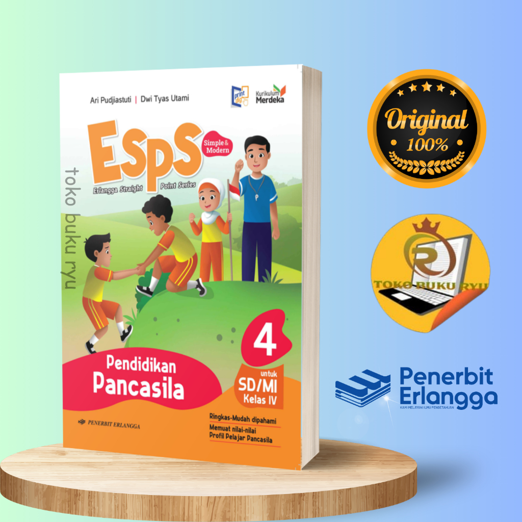 Jual ESPS Pendidikan Pancasila Revisi Kelas 4 SD Kurikulum Merdeka Erlangga | Shopee Indonesia