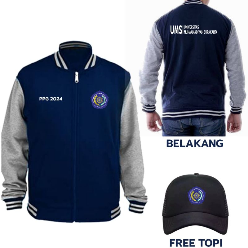 Jual Jaket Varsity PPG 2024 Custom UMS Universitas Muhammadiyah ...