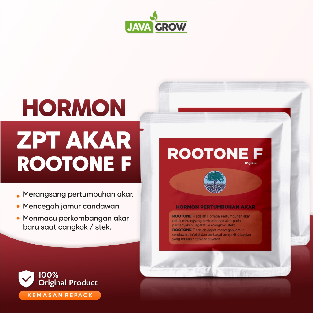 Jual Hormon Pertumbuhan Akar Tanaman Cangkok Stek ZPT ROOTONE F 10Gram ...