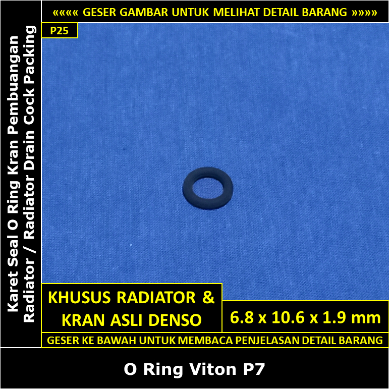 Jual Karet Seal O Ring Kran Radiator Toyota Land Cruiser Hardtop Bensin ...