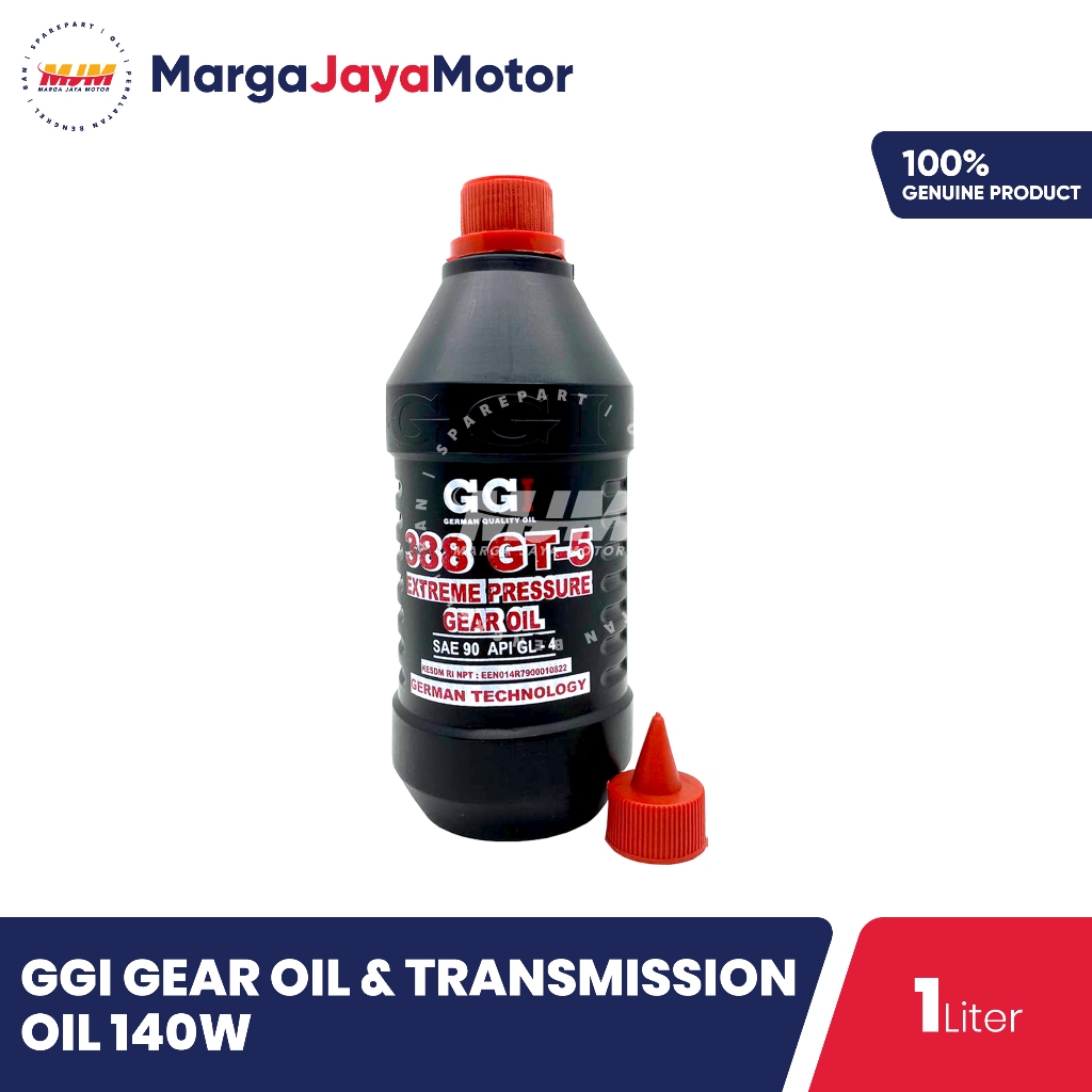 Jual GGI Gear Oli Sae 140W 1L Oli Transmisi & Gardan Mobil GGI | Shopee ...