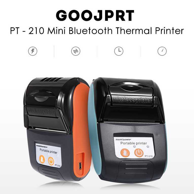 Jual Printer Thermal Bluetooth 58mm 80mm Taffware GOOJPRT POS PT210 ...