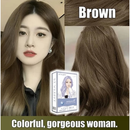 Jual STYLEFIT CAT RAMBUT PEWARNA RAMBUT BAHAN HERBAL ALAMI WARNA TAHAN ...