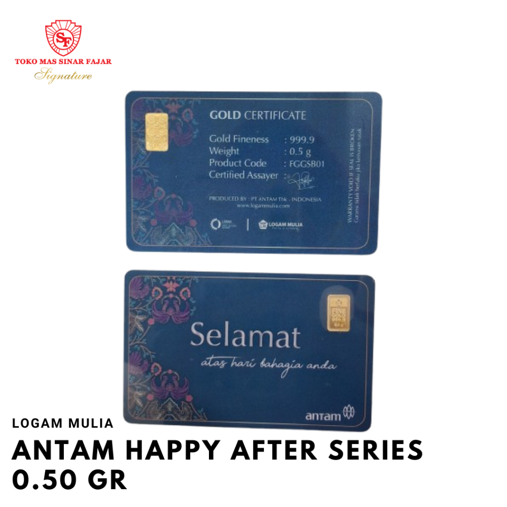 Jual LM Antam Gift Ucapan Selamat Series Berat 0.50gr | Shopee Indonesia