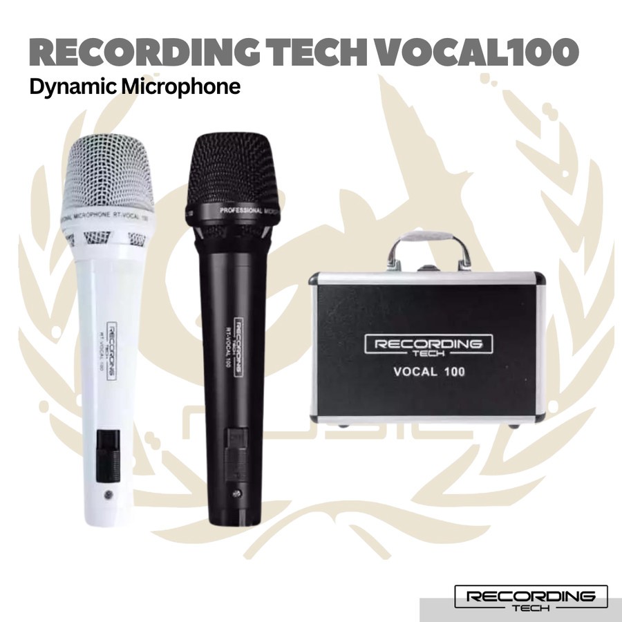 Jual Recording Tech RT Vocal100 Professional Dynamic Mic - Mic RT Vocal ...
