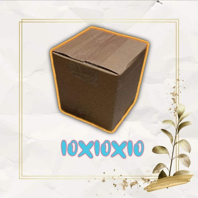 Jual kardus packing UK 10x10x10 kardus polos kardus kecil | Shopee ...