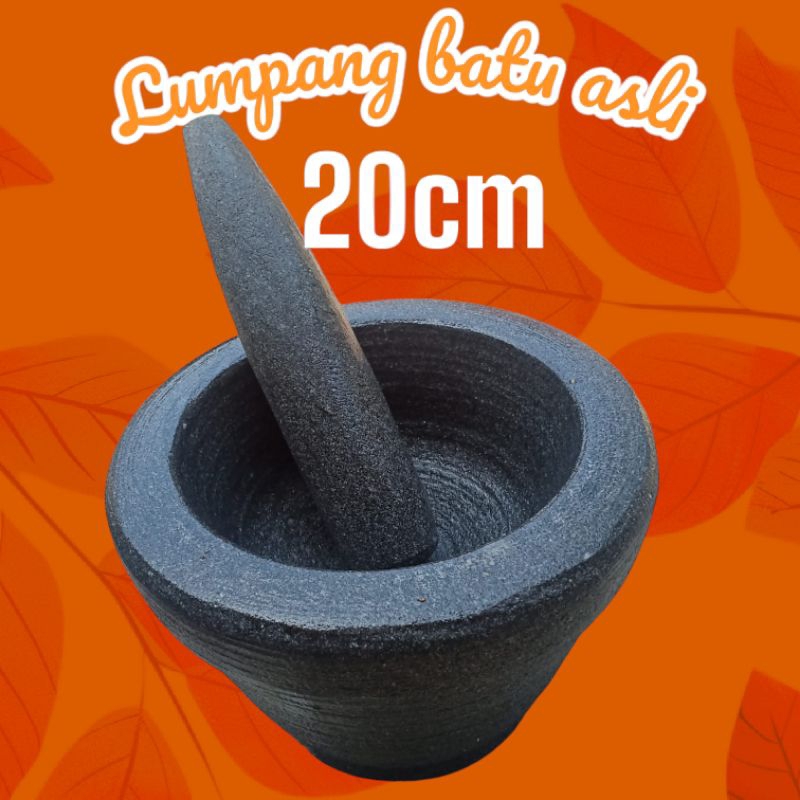 Jual LUMPANG BATU ASLI /ALU /PENUMBUK TANPA CAMPURAN free alu/penumbuk ...