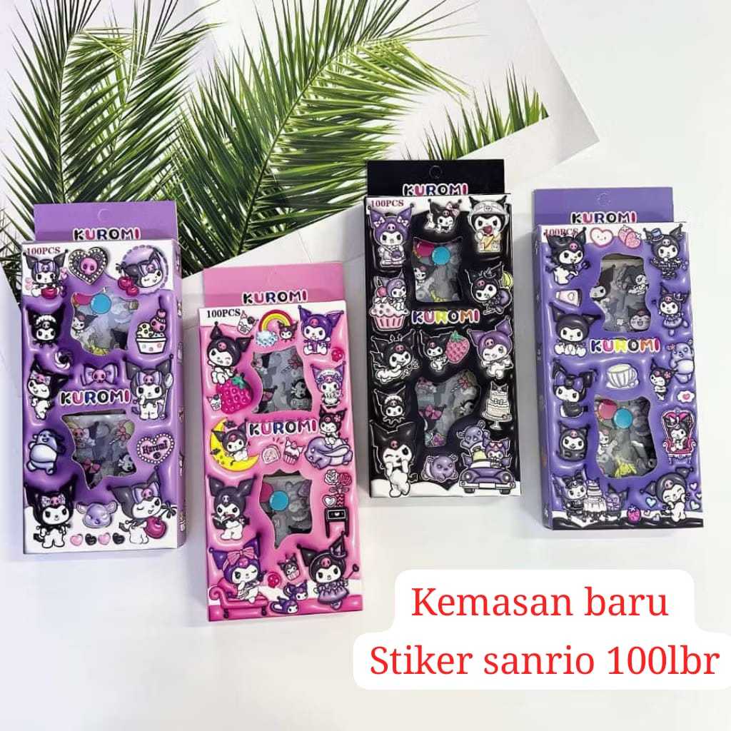 Jual Stiker Sanrio isi 100 Lembar Sticker Momo Rainbow 100 Lembar ...
