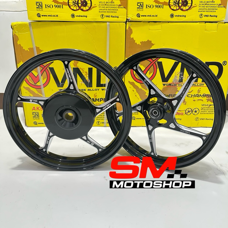 Jual Velg VND AK55 Enkei Ring 14 Palang 5 Matic Vario 125 150 Beat Scoopy Mio Sporty Soul m3 j ...