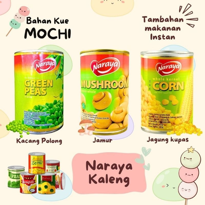Jual NARAYA Jagung Kaleng / Jamur Kaleng / Kacang Polong Kaleng ...
